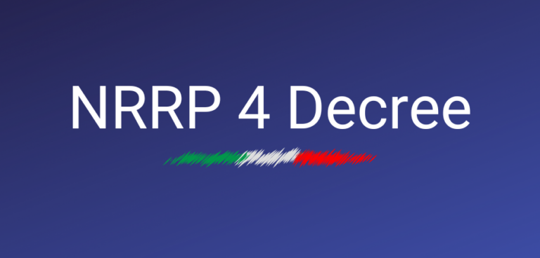 Publication of new NRRP 4 Decree - Toffoletto De Luca Tamajo e Soci